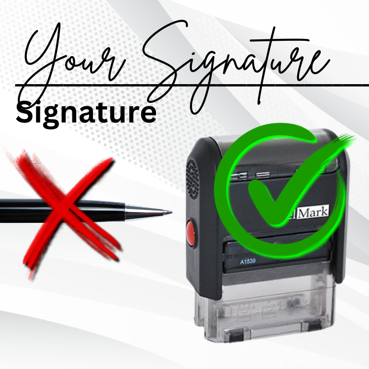 Bobs Printing & Copy Shop · Signature Stamp